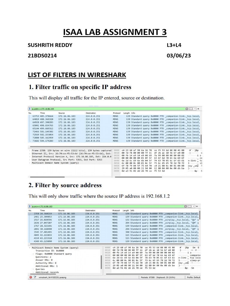 ISAA LAB ASSIGNMENT 3 - 21bds0214 | PDF