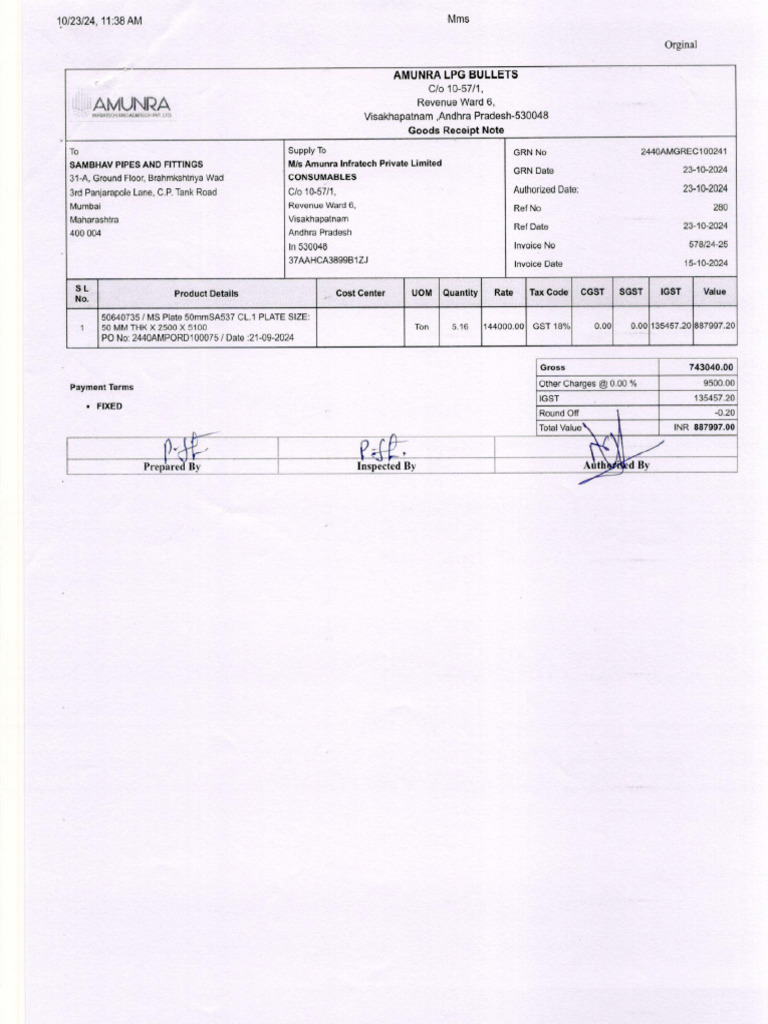 Sambhav Pipes 241 | PDF
