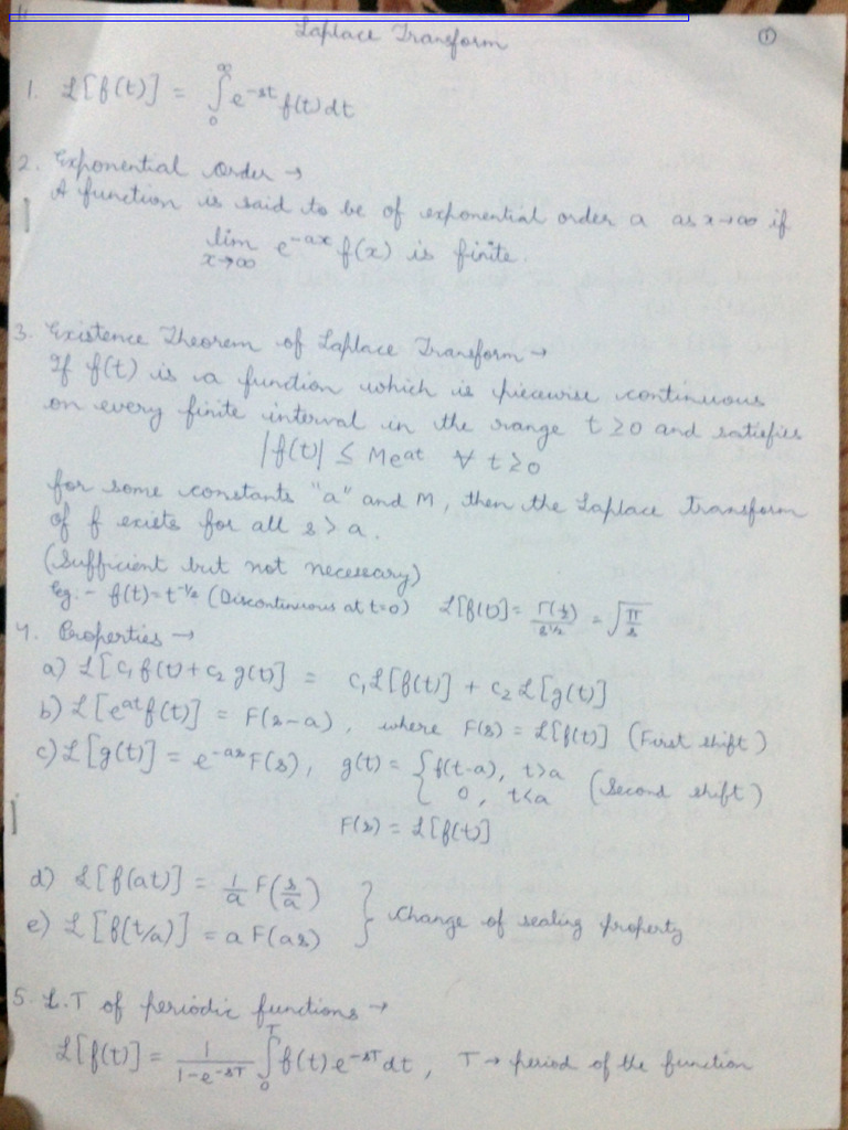 Transform Calculus in A Nutshell | PDF