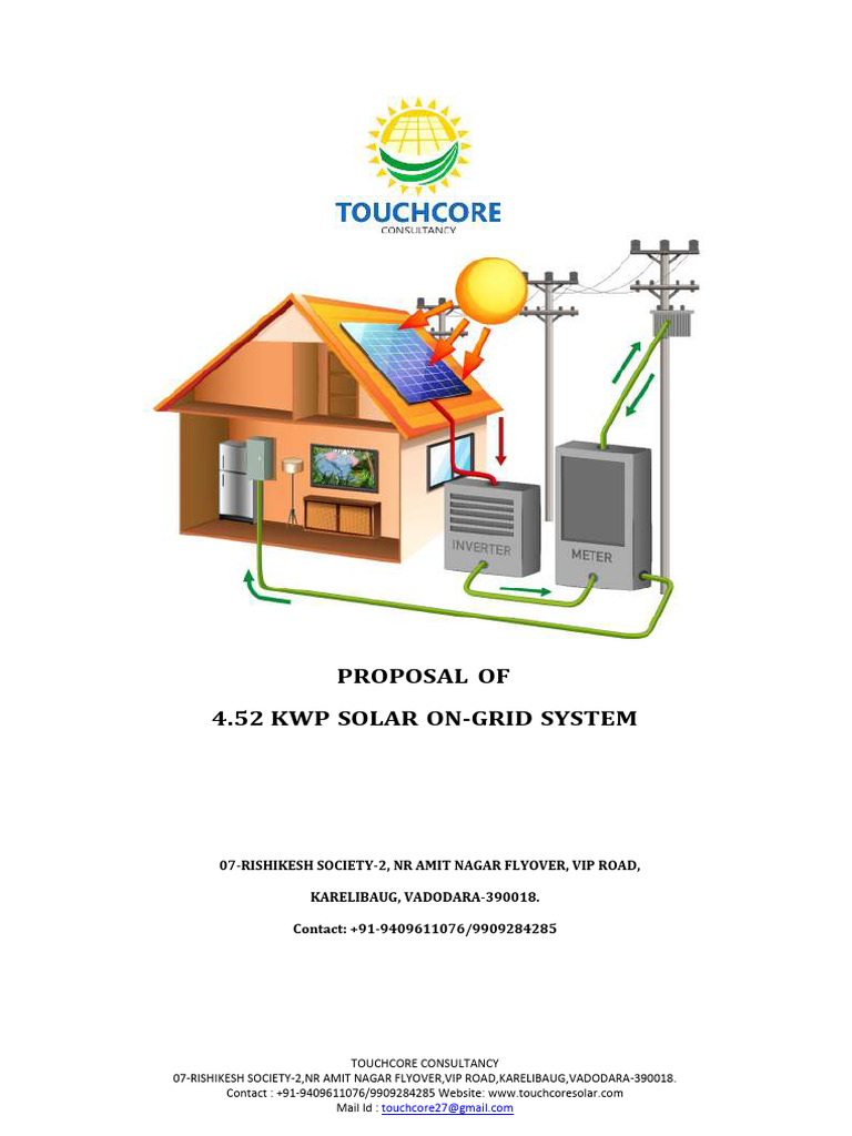 4.52 KW 565WP TATA POWER SOLAR Quotation-5 | PDF | Solar Power | Photovoltaics