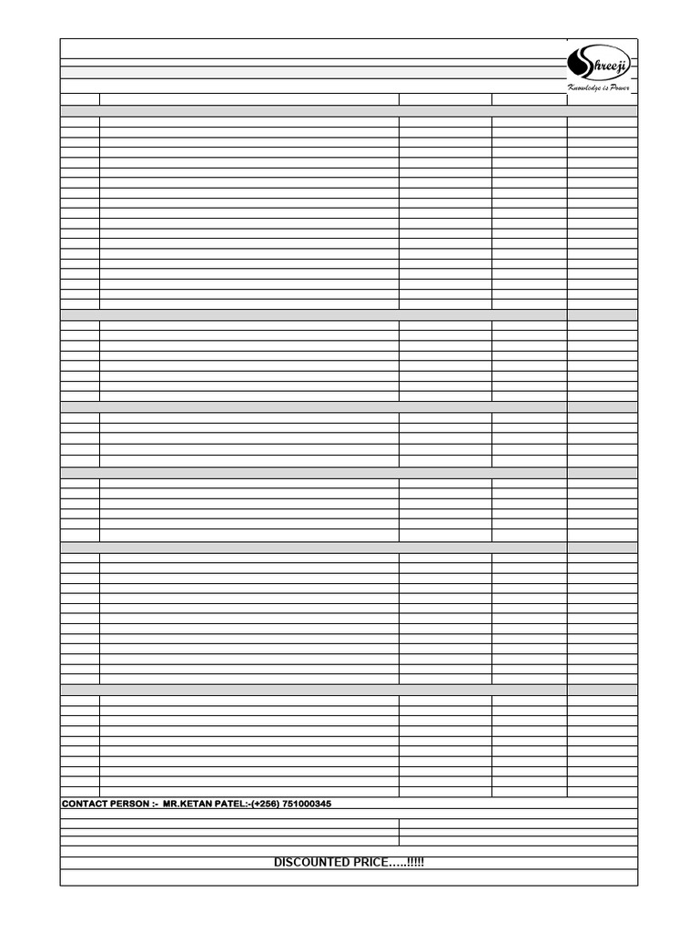 Price List Updated For 2021 | PDF | Office Work | Book Publishing
