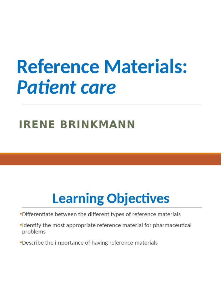 Essential Reference Materials for Pharmacists | PDF | Pharmacy | Social ...