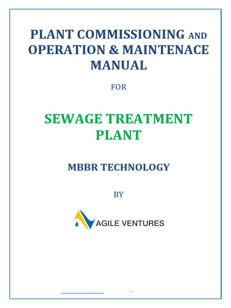 STP Operation and Maintenance Manual | PDF | Sewage Treatment ...