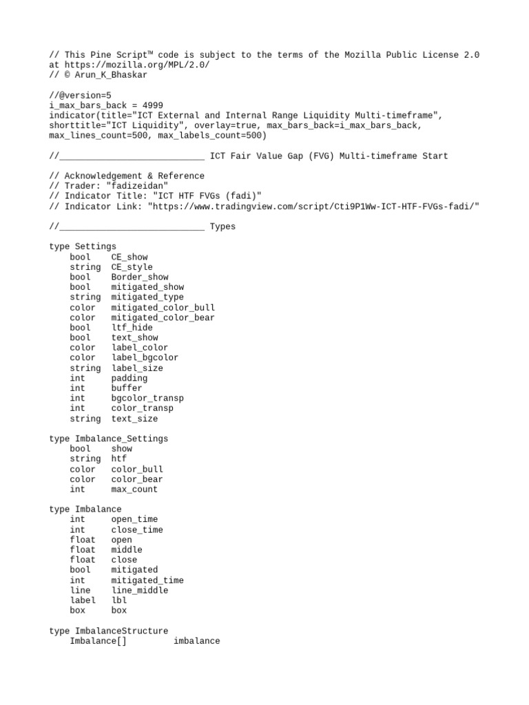 ICT External and Internal Range Liquidity Multi-Timeframe | PDF | Computer Programming ...