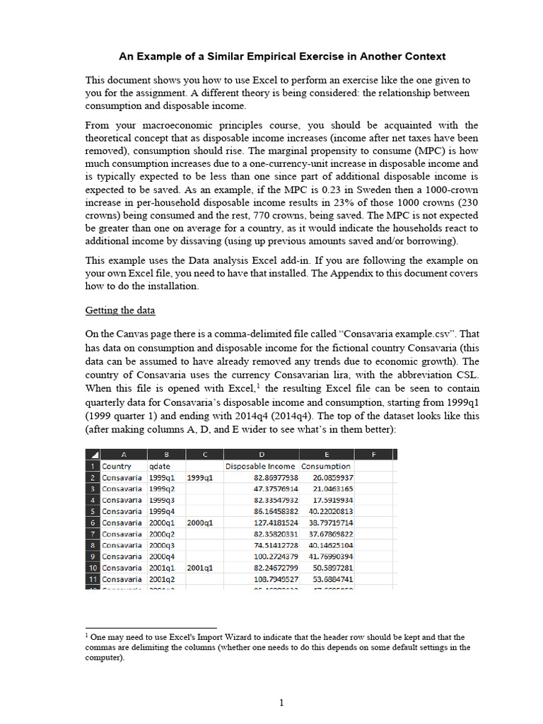 Example of Empirical Exercise in Another Context v7-2 | PDF | Coefficient Of Determination | P Value