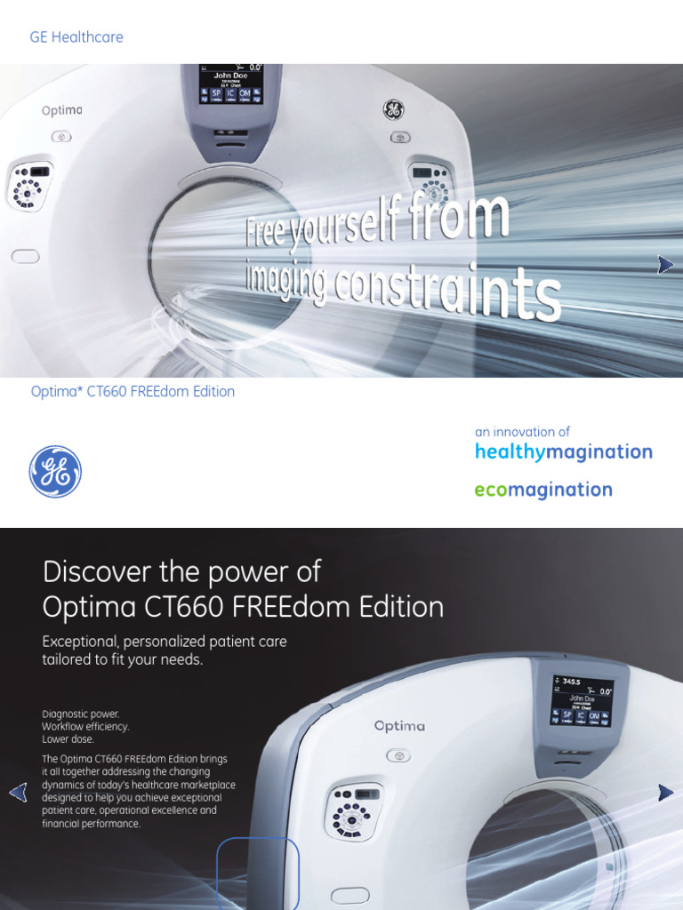 GE MR660 128 Slice CT Scan | PDF | Ct Scan | Medical Imaging