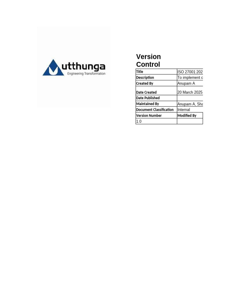 ISO 27001 Control Mapping | PDF | Information Security | Cyberspace