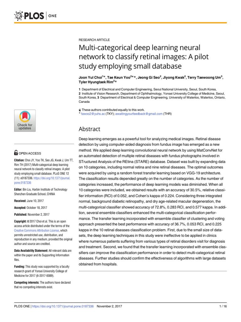 2017 Multi-Categorical Deep Learning Neural | PDF | Support Vector ...