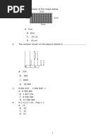 Grade 8 Mathematics Term 1 2025 Opener Exam | PDF | Mathematics