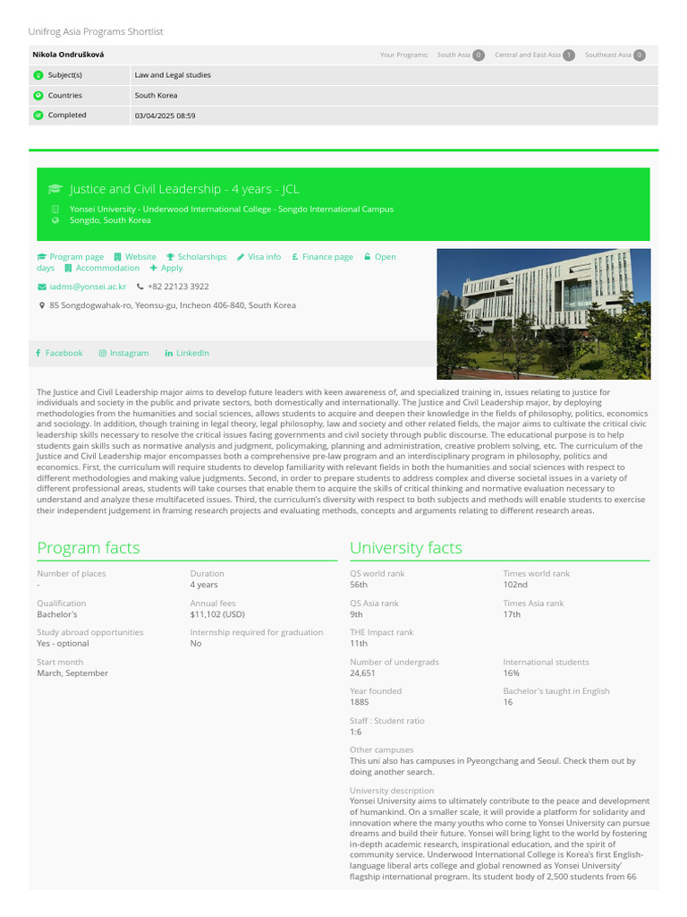 Asian Universities Shortlist | PDF | Social Sciences | Liberal Arts Education