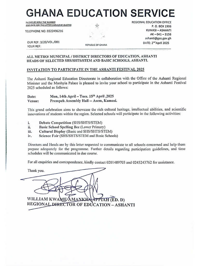 Ashanti Fest 2025 | PDF