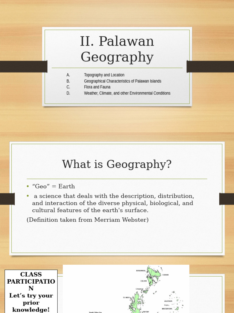 Palawan Geography: Topography & Climate | PDF | Philippines | Earth ...
