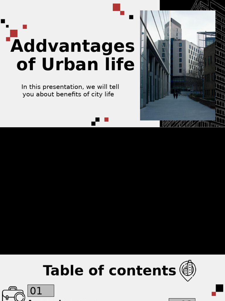 Benefits of Urban Living Explained | PDF | Public Transport