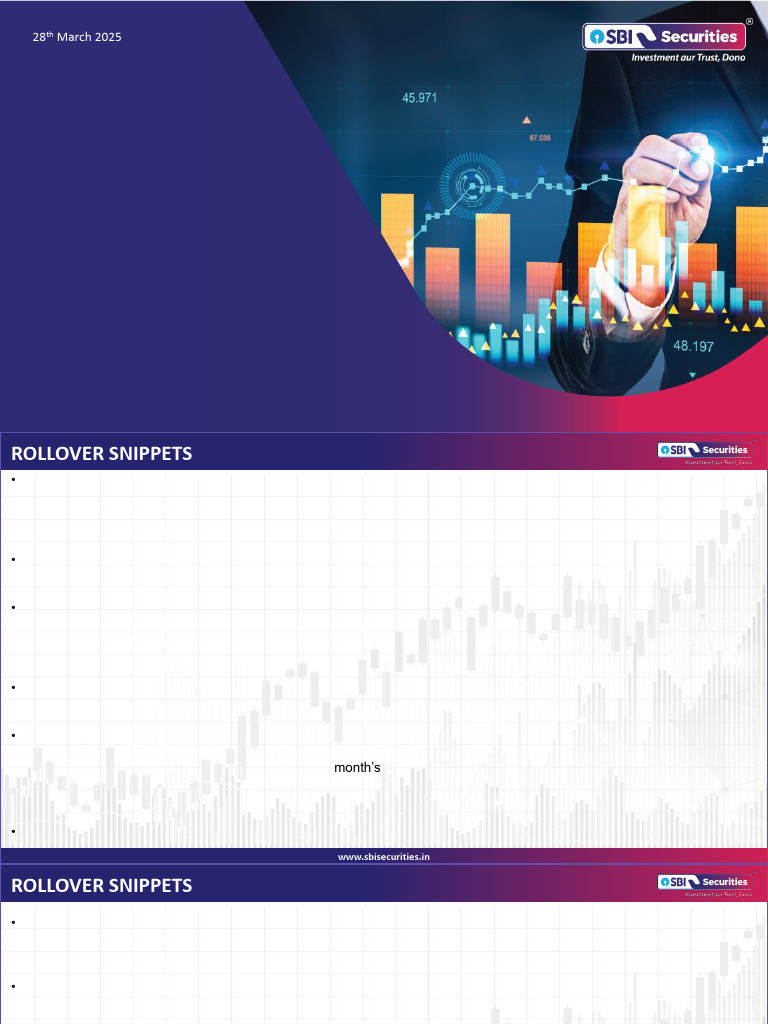 Nifty 50 Quater Ending Rollover Analysis | PDF | Futures Contract ...
