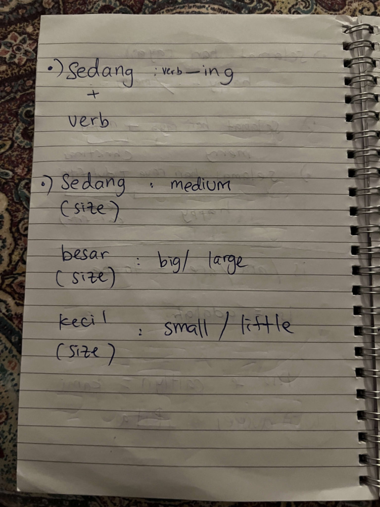 Indonesian Grammar Notes 1 | PDF