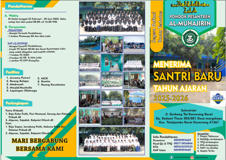 Brosur 1 PPDB Pondok 25-26 | PDF