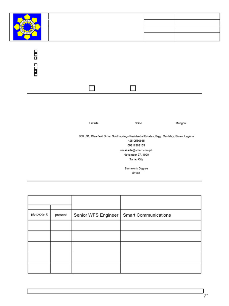 CEM Annex E CEM Application Form | PDF