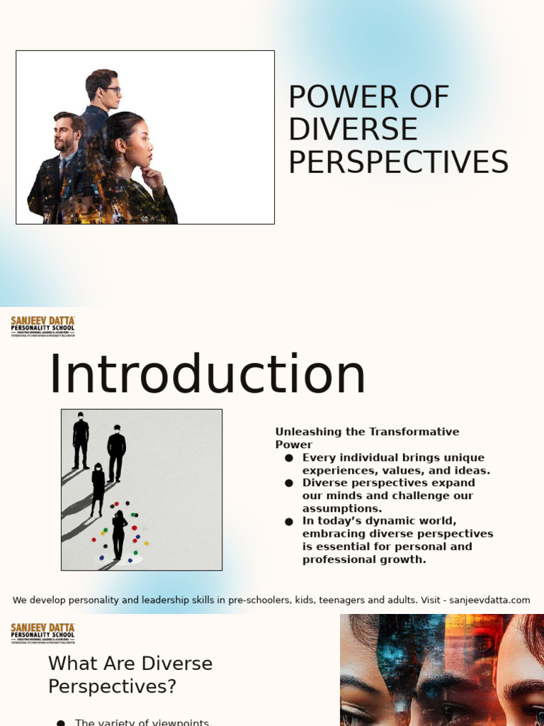 Power of Diverse Perspectives | PDF | Adolescence | Creativity