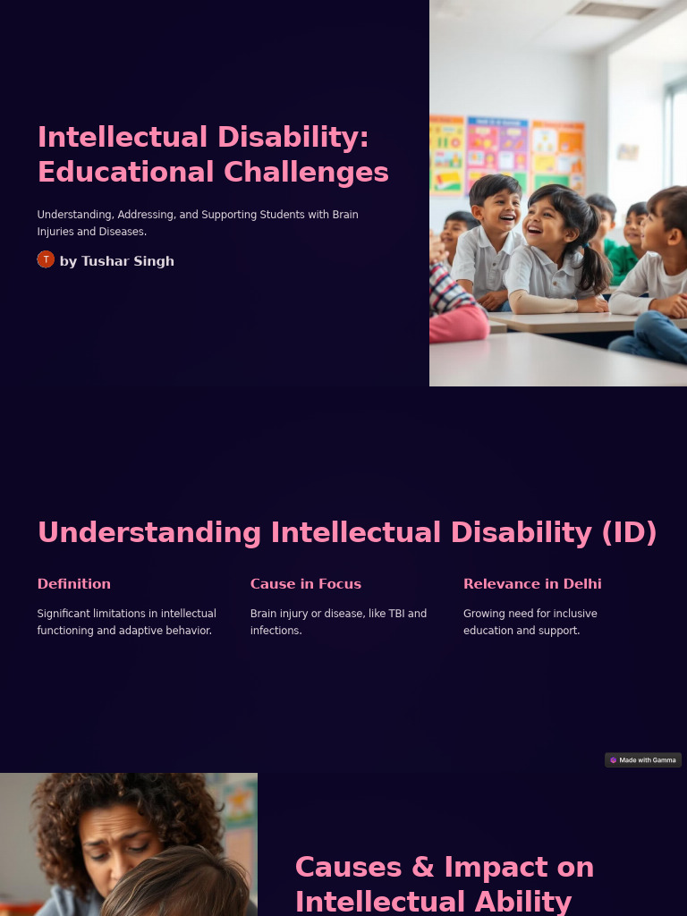 Supporting Students with Intellectual Disabilities | PDF