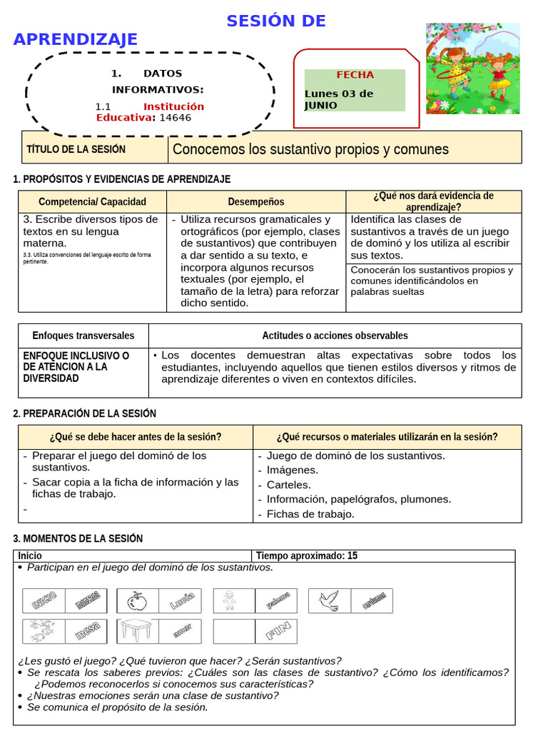 Sustantivo Propio y Comun | PDF | Sustantivo | Aprendizaje