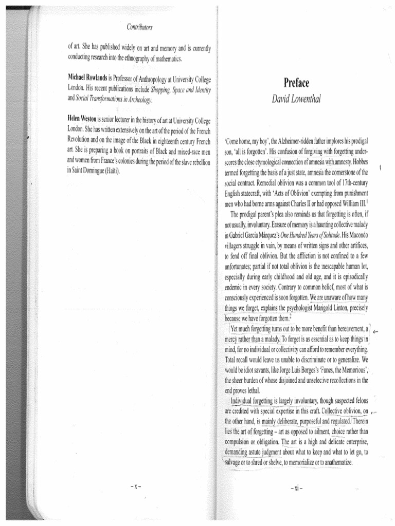 Adrian Forty - The Art of Forgetting | PDF