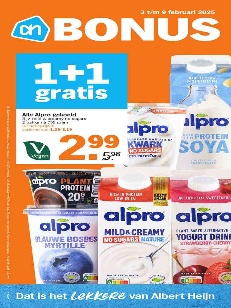 Albert Heijn - Bonus week 6 2025 | PDF