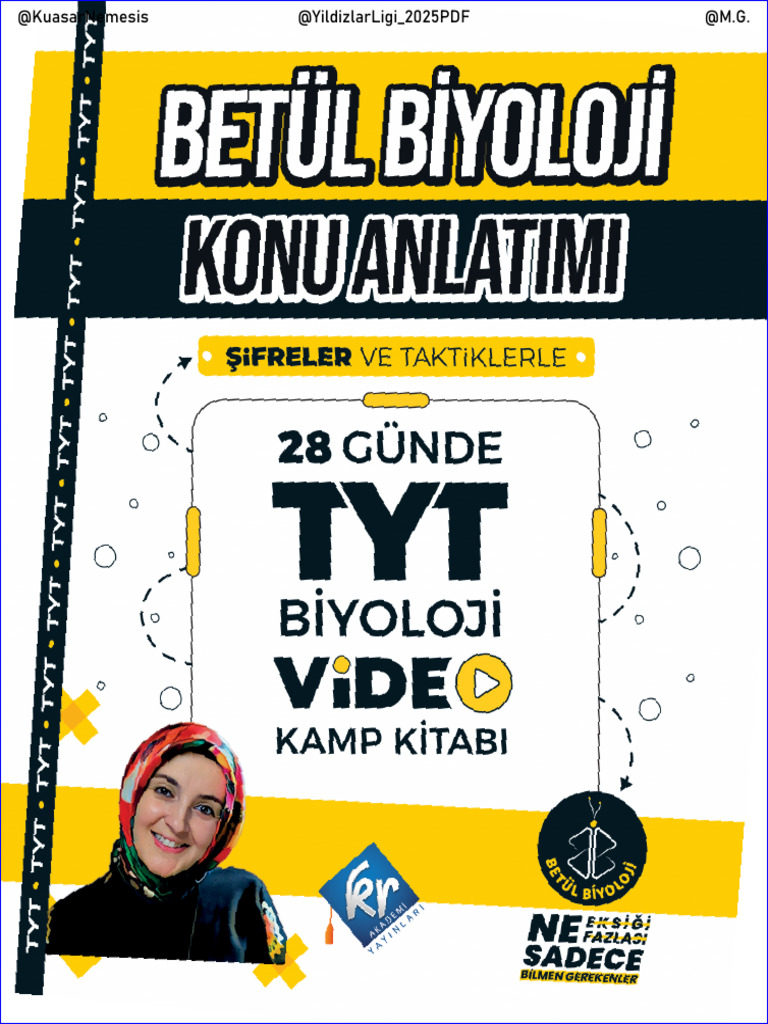 _2025_Betül_Biyoloji_28_Günde_TYT_Video_Kamp_Kit_250402_160827 | PDF