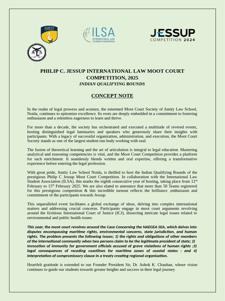 CONCEPT NOTE 25 JESSUP INDIA | PDF