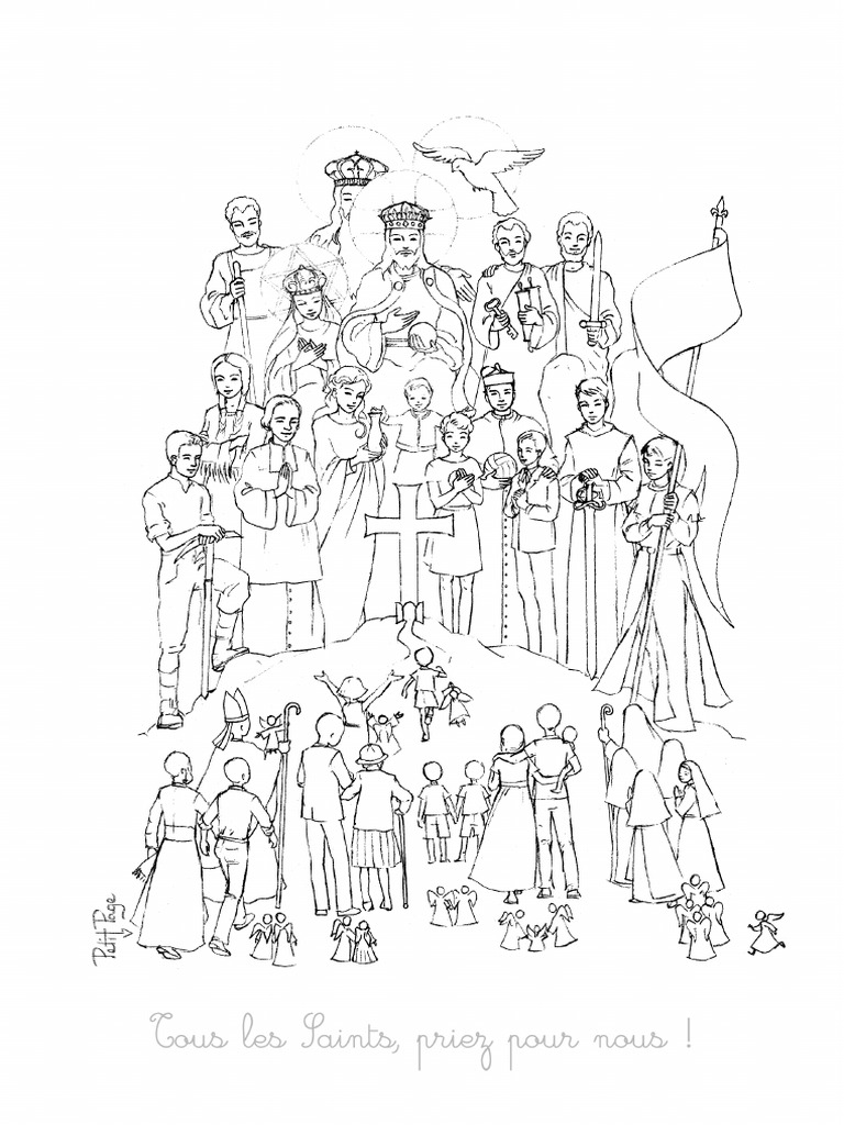 coloriage toussaint | PDF