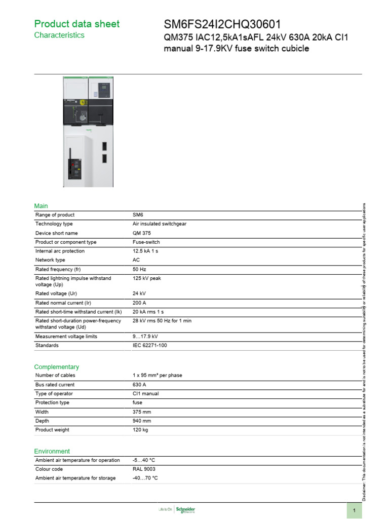 SM6-24 Sm6fs24i2chq30601 | PDF | Fuse (Electrical) | Electronics