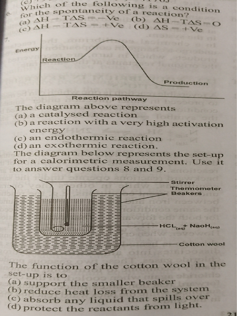 CHEMISTRY__CHEMICAL REACTION QUESTIONS | PDF