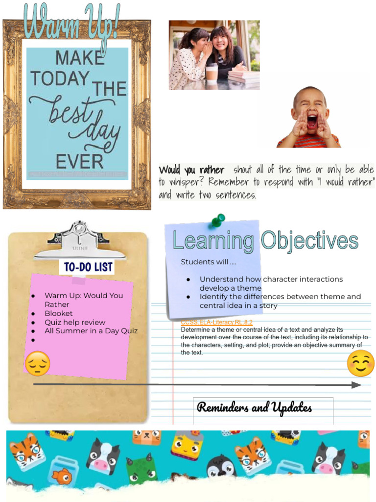 4.3 All Summer in A Day Quiz | PDF