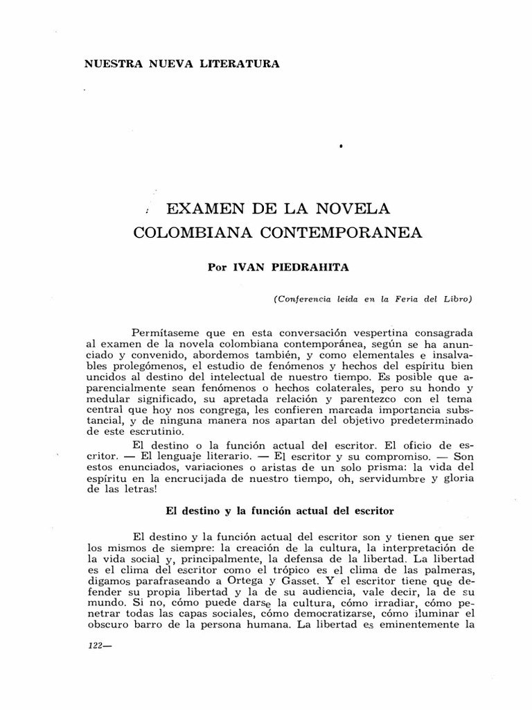 Mmariacaruiz, EXAMEN DE LA NOVELA | PDF | Las artes | Escritura