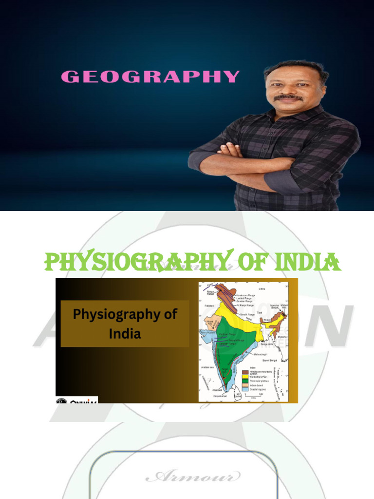 Physiography of India Note | PDF | Himalayas | Kashmir