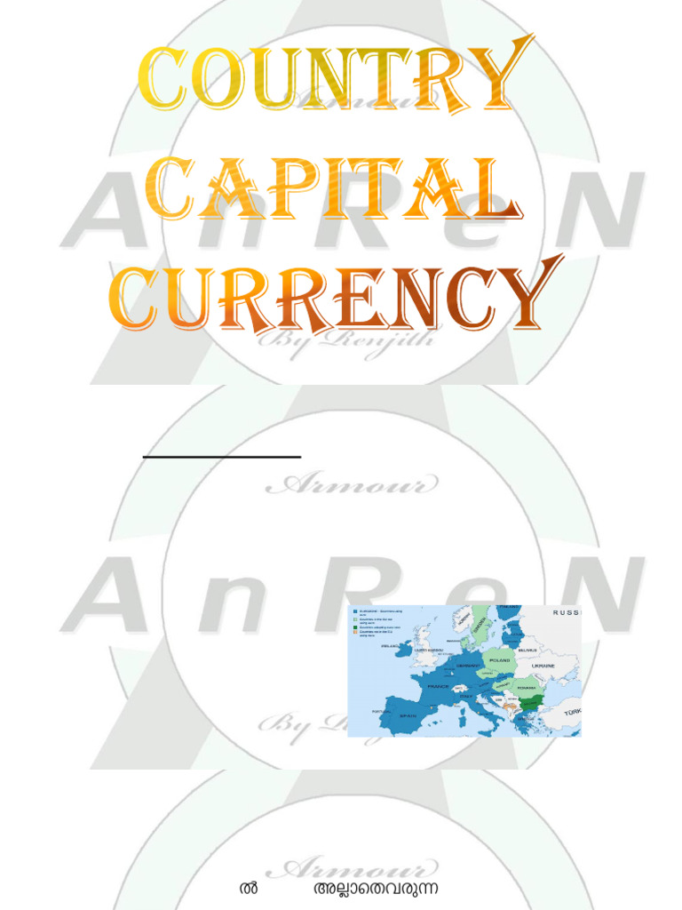 2. Country Capital Currency Note | PDF