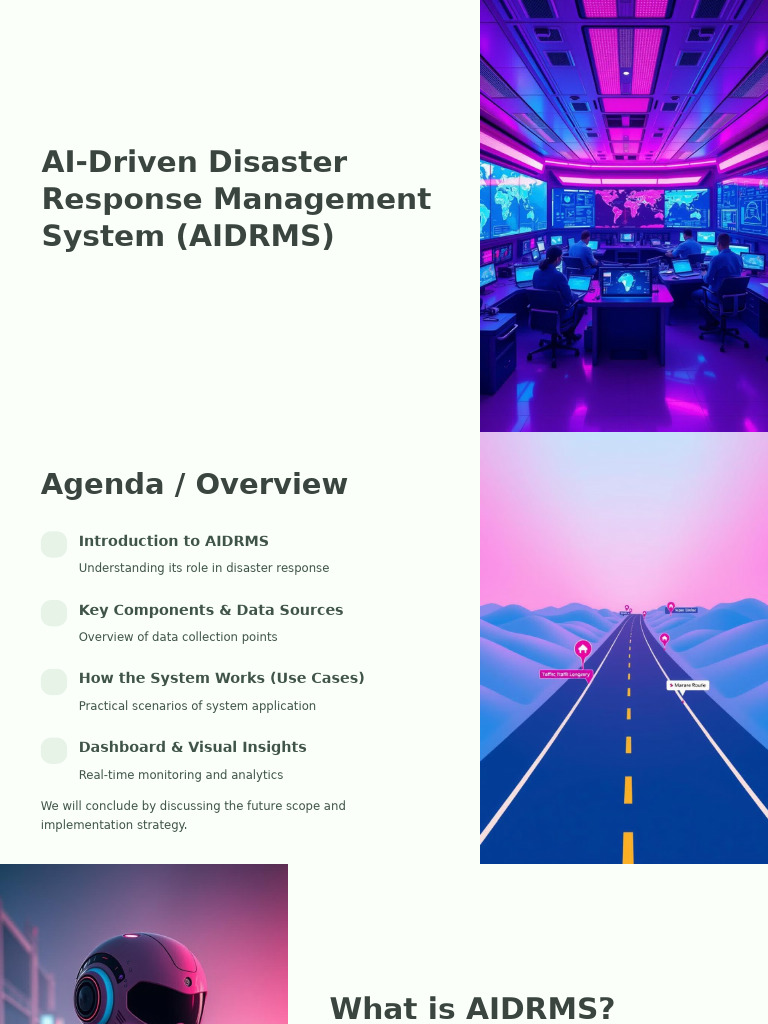 AI Driven Disaster Response Management System AIDRMS | PDF | Analytics | Artificial Intelligence