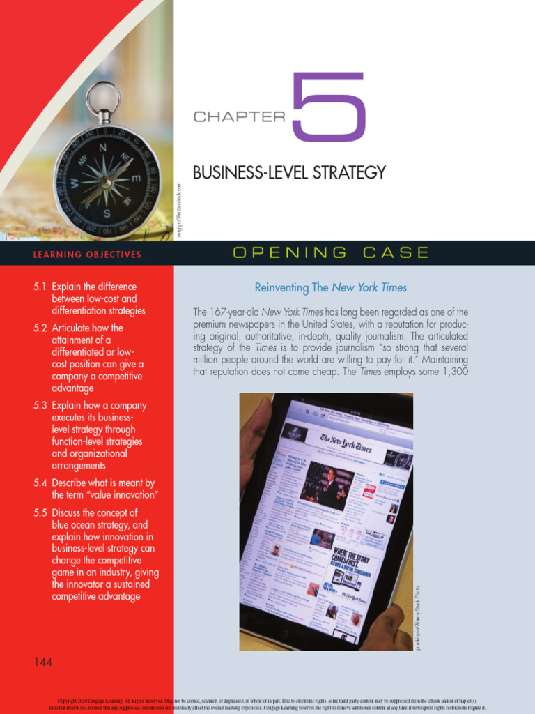 4.4 Business Level Strategies | PDF | Microsoft | The Times