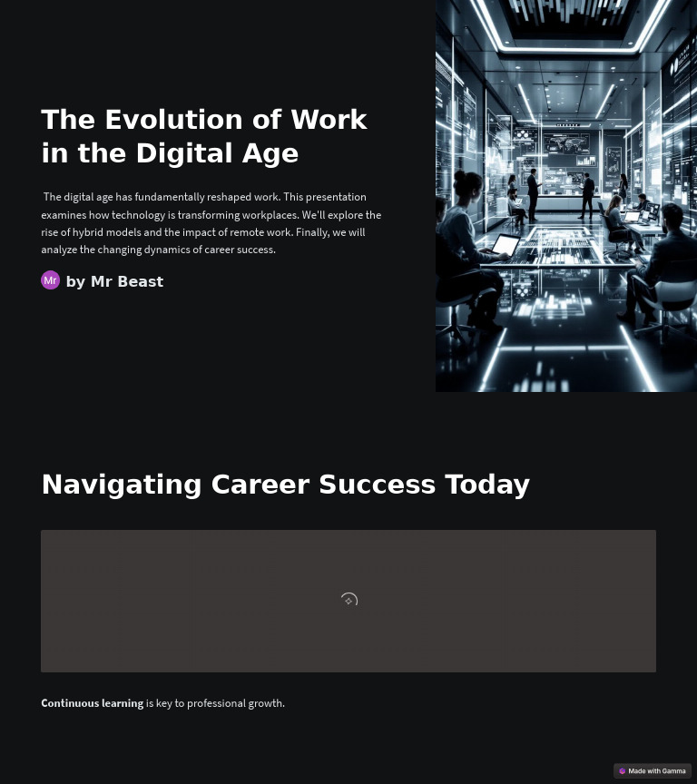 The Evolution of Work in The Digital Age | PDF