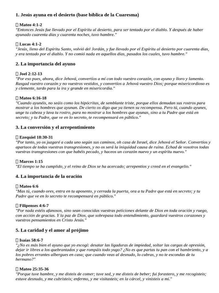 La Cuaresma 4to y 5to Grado | PDF | Oración | Pascua de Resurrección