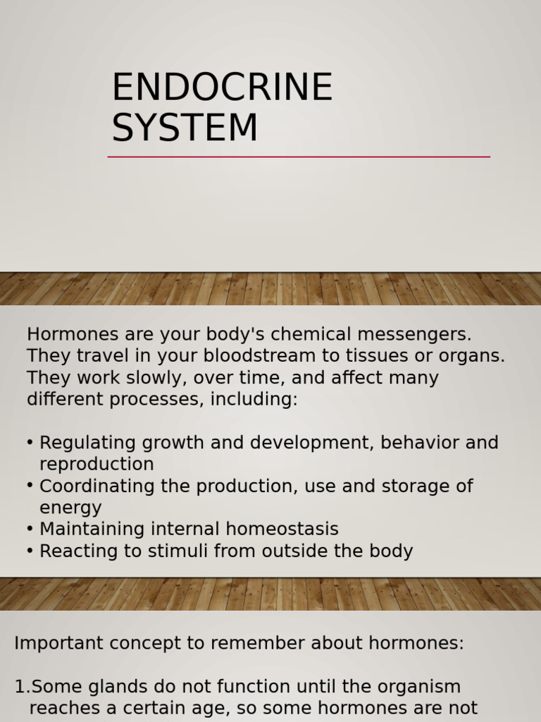 Endocrine System G10 | PDF | Endocrine System | Hormone