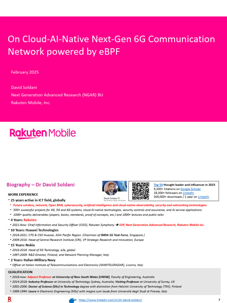 Cloud-AI-Native 6G Powered by eBPF | PDF | Cloud Computing | Sensitivity And Specificity