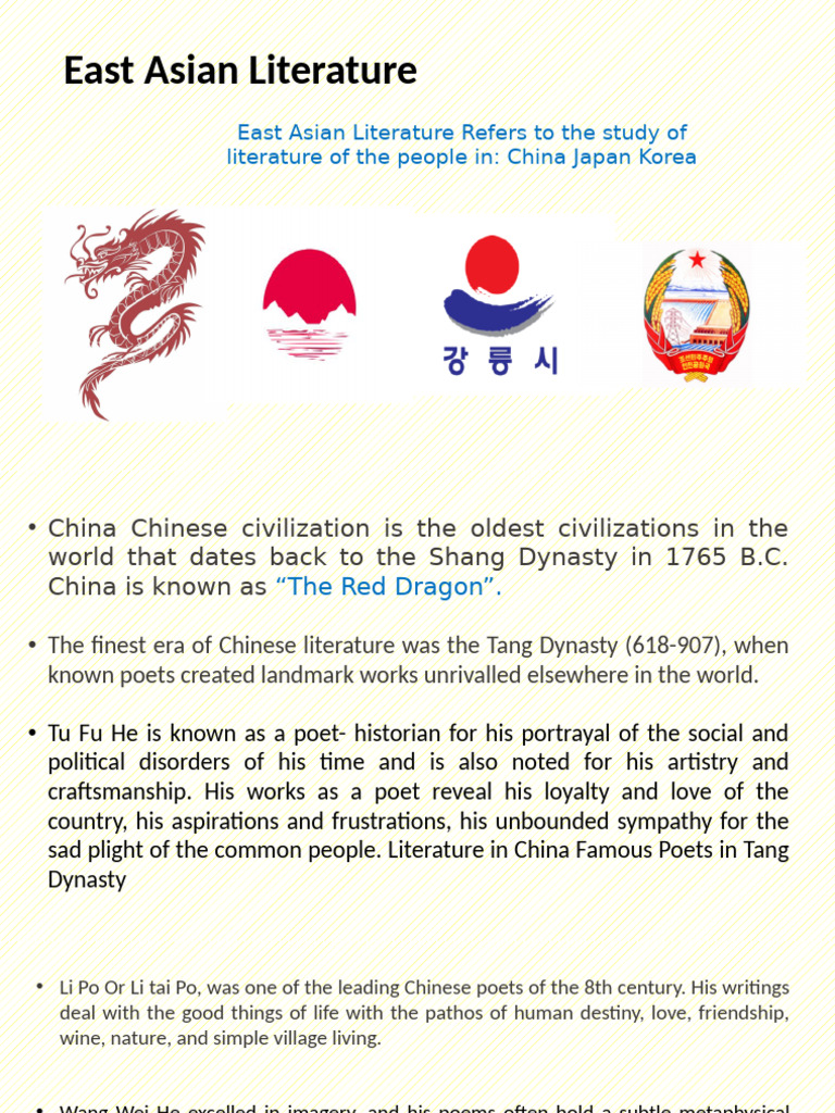 Lesson 3 East Asian Literature | PDF | Narration | Korea