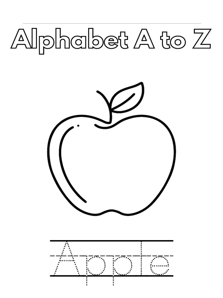 A to Z Alphabet List for Kids | PDF