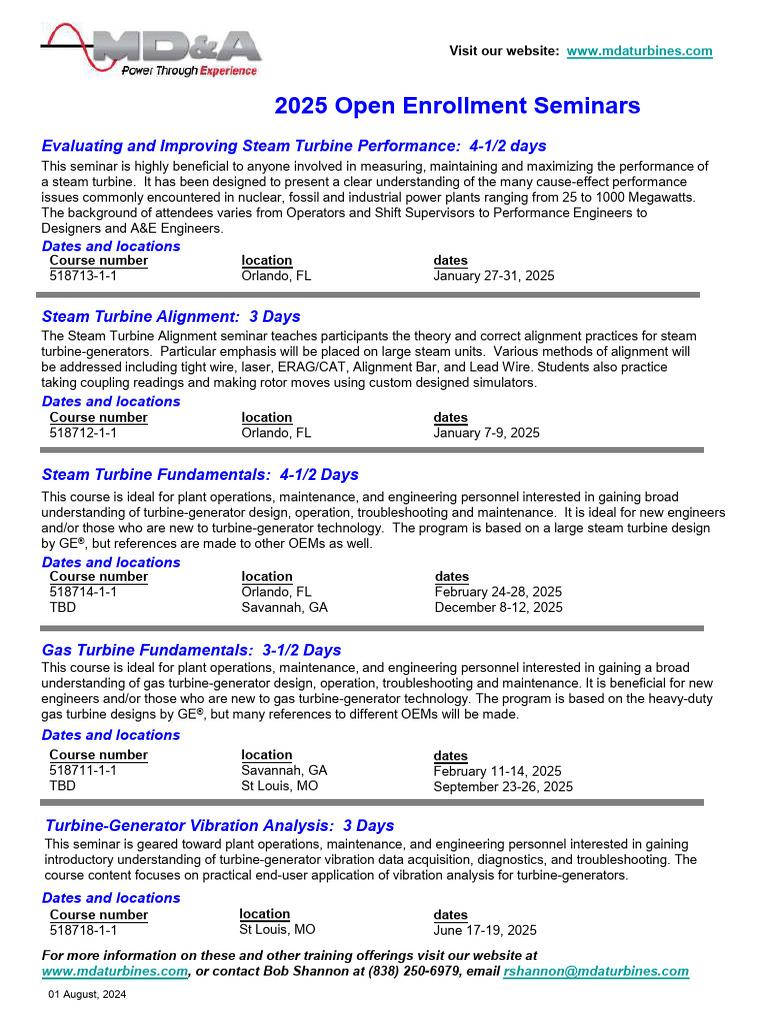 2025 Open Enrollment Seminars | PDF | Power (Physics) | Energy Conversion