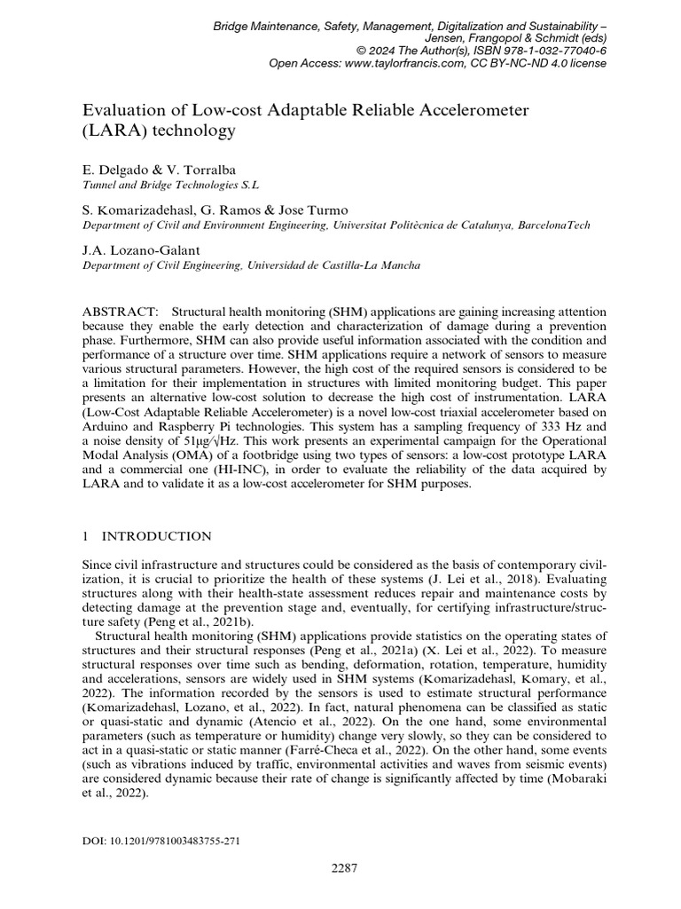 Evaluation of Low-Cost Adaptable Reliable Accelero | PDF | Accelerometer | Analog To Digital ...