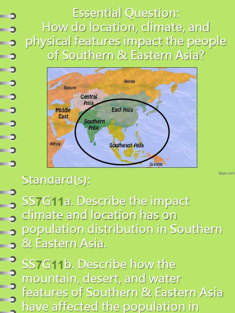 Unit 10 Standard 11 Maps Slides | PDF | Asia | Agriculture