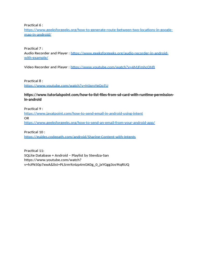 MAD Practical Solution Resources | PDF