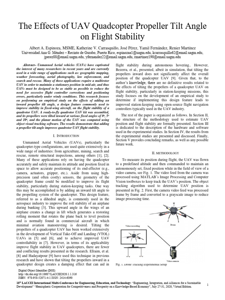 The_Effects_of_UAV_Quadcopter_Propeller | PDF | Unmanned Aerial Vehicle | Quadcopter