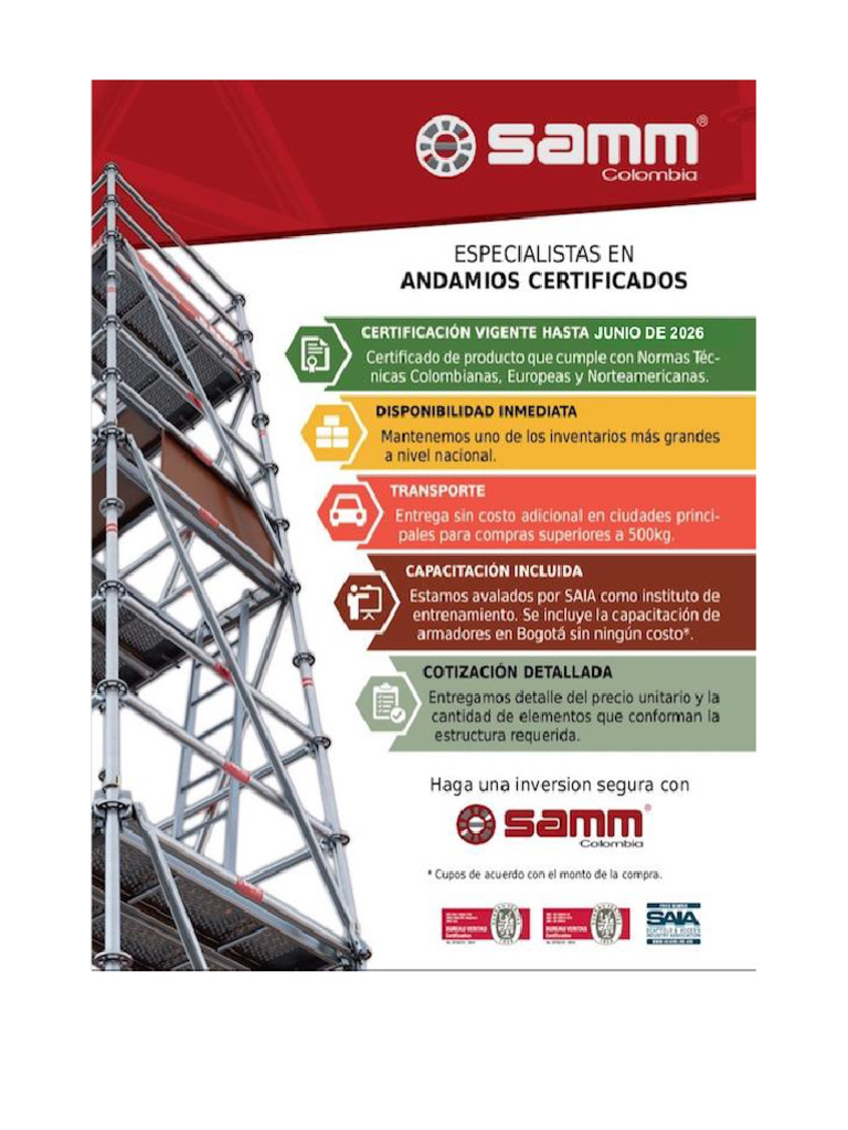 Certificado Andamio Pdf