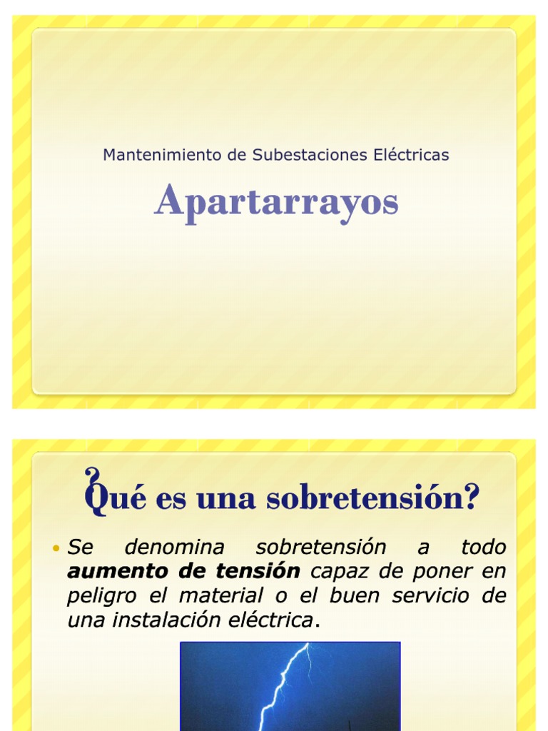 Apartarrayos | PDF